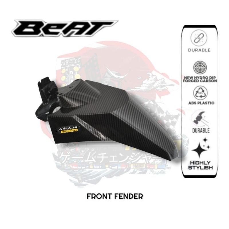 NEW!! Honda Beat fi hydro dip carbon front fender | Shopee Philippines