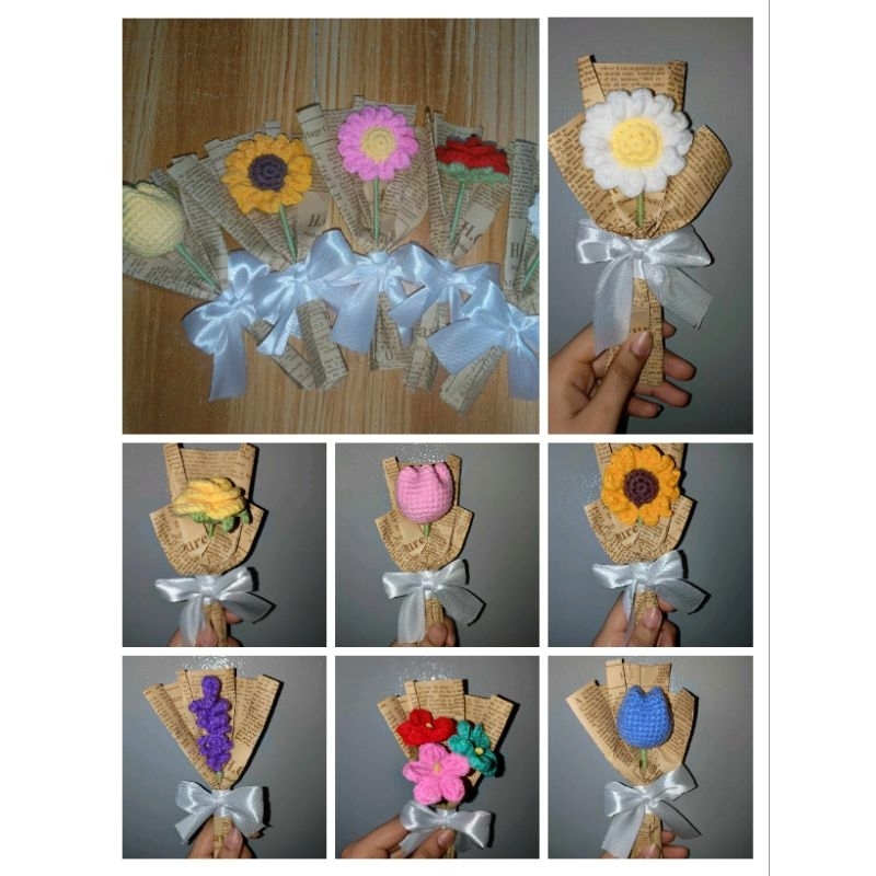 Crochet Flower Hand made | Shopee Philippines