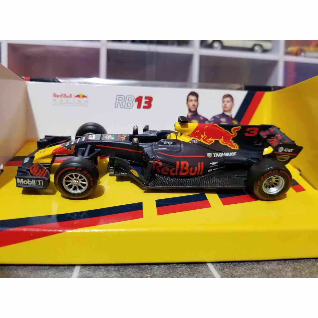 Bburago 1:43 F1 Red Bull Racing RB13 #3 Daniel Ricciardo (Opened Box ...