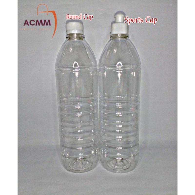1LITER EMPTY BOTTLES WITH PUSH CAP /SPORTSCAP l 1000ML Plastic Bottles ...