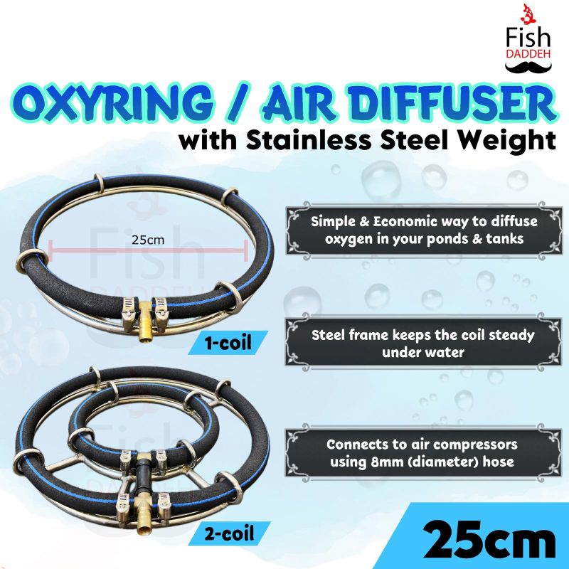 Oxyring Oxygen Ring Air Diffuser Oxyhose w/ Stainless Steel | Shopee ...