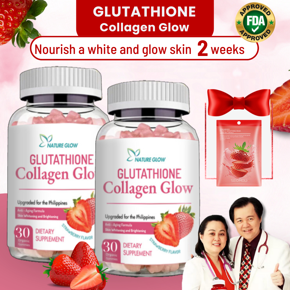 Nature Glow Glutathione Collagen Glow Gummies Nourish A White And Glow ...