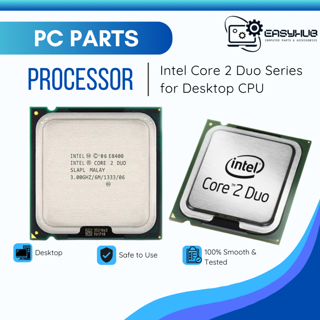 Core 2 Duo Series Processor for Desktop CPU Used | Shopee Philippines