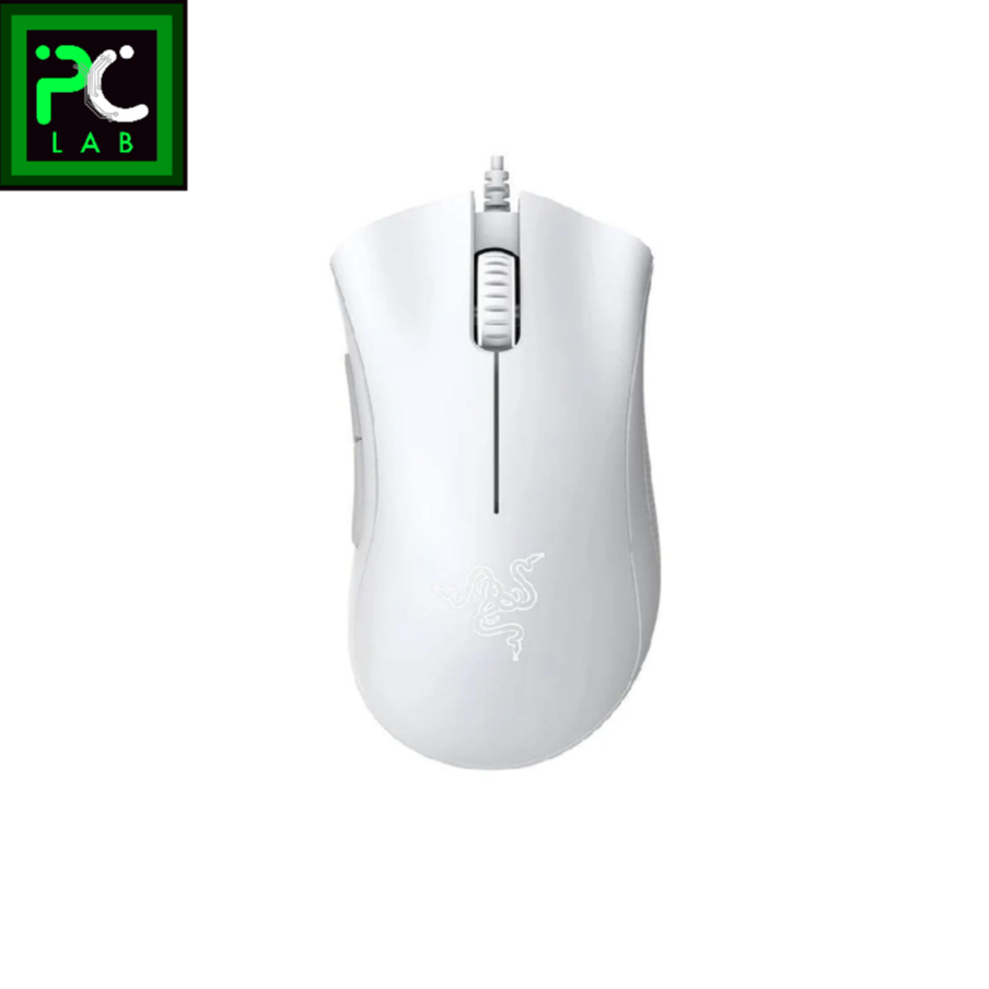 Razer DeathAdder Essential Ergonomic Wired Gaming Mouse- White | Shopee ...