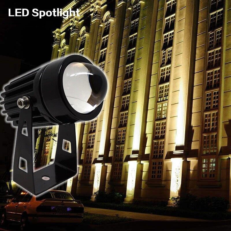 LED Wall Spotlight Waterproof Floodlights Outdoor Narrow Beam Spotlight ...