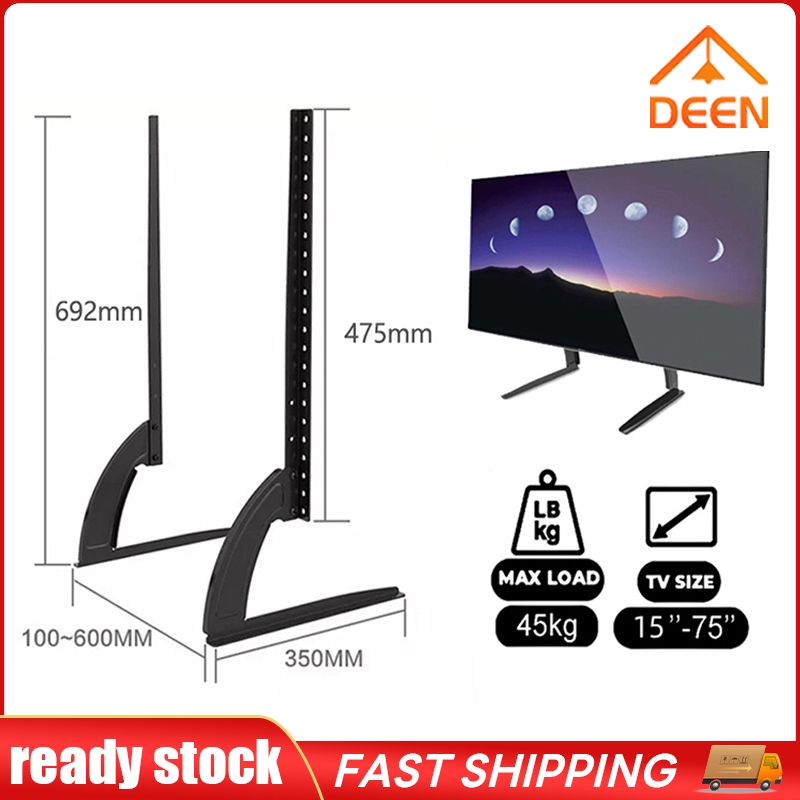 Universal 15-75 LCD TV Screen Stand Base Stand, Adjustable Display ...