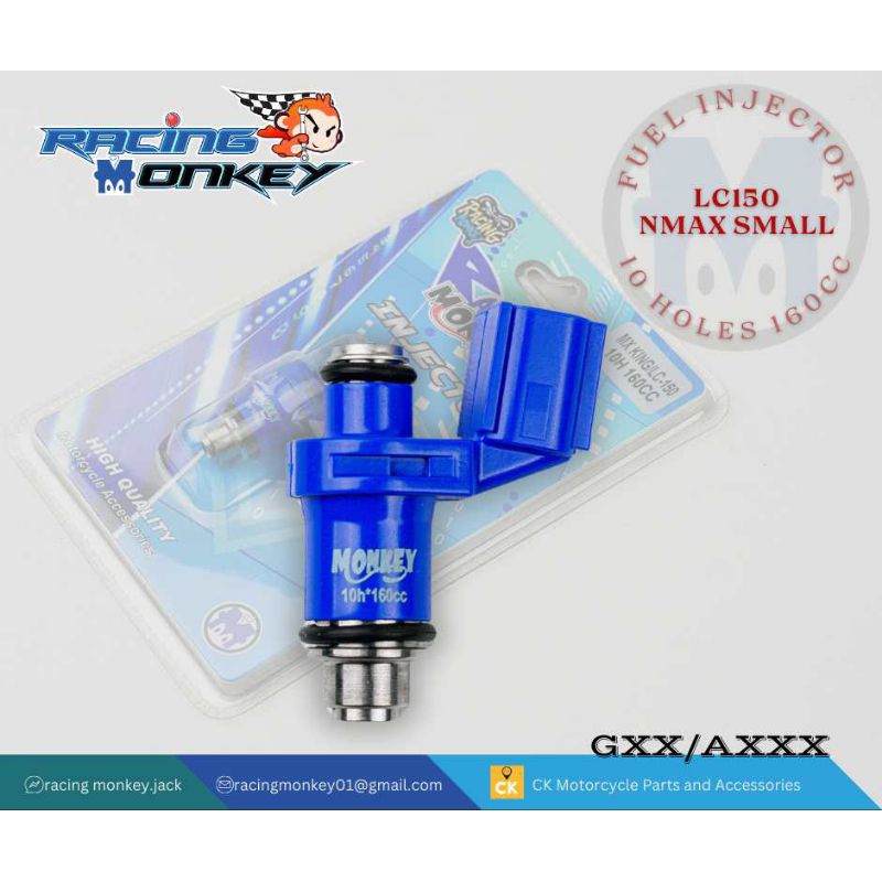 RACING MONKEY FUEL INJECTOR FOR YAMAHA LC150/NMAX SMALL(6HOLES 130CC ...