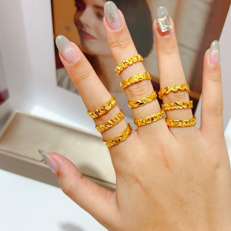 [YH] Fashion plated gold ring Accessories For Women Accessories For ...