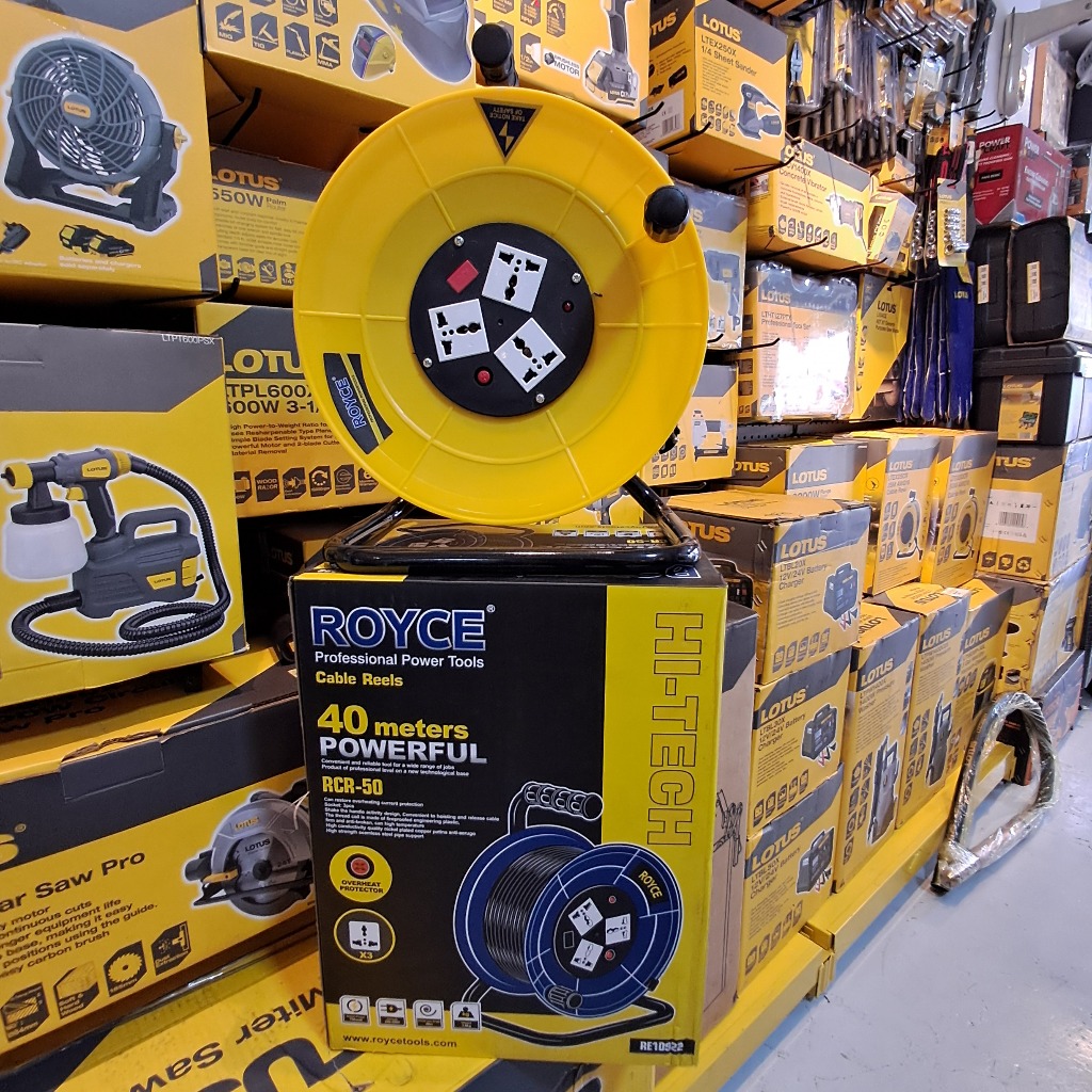 Royce Cable Reels 40 Meters RE10922 (3 Socket) | Shopee Philippines