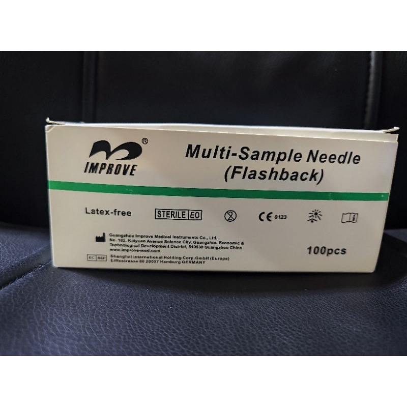 ETS Needle Multi-Sample With Flash Back Sold Per Box 100pcs | Shopee ...