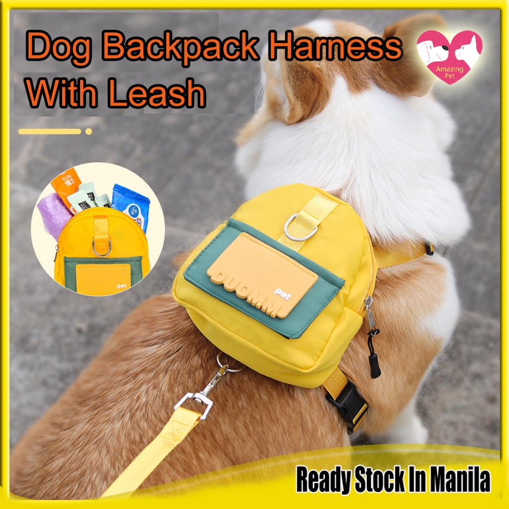 Dog Backpack for Small Dogs to Wear,Cute Pet Puppy Harness Backpacks ...