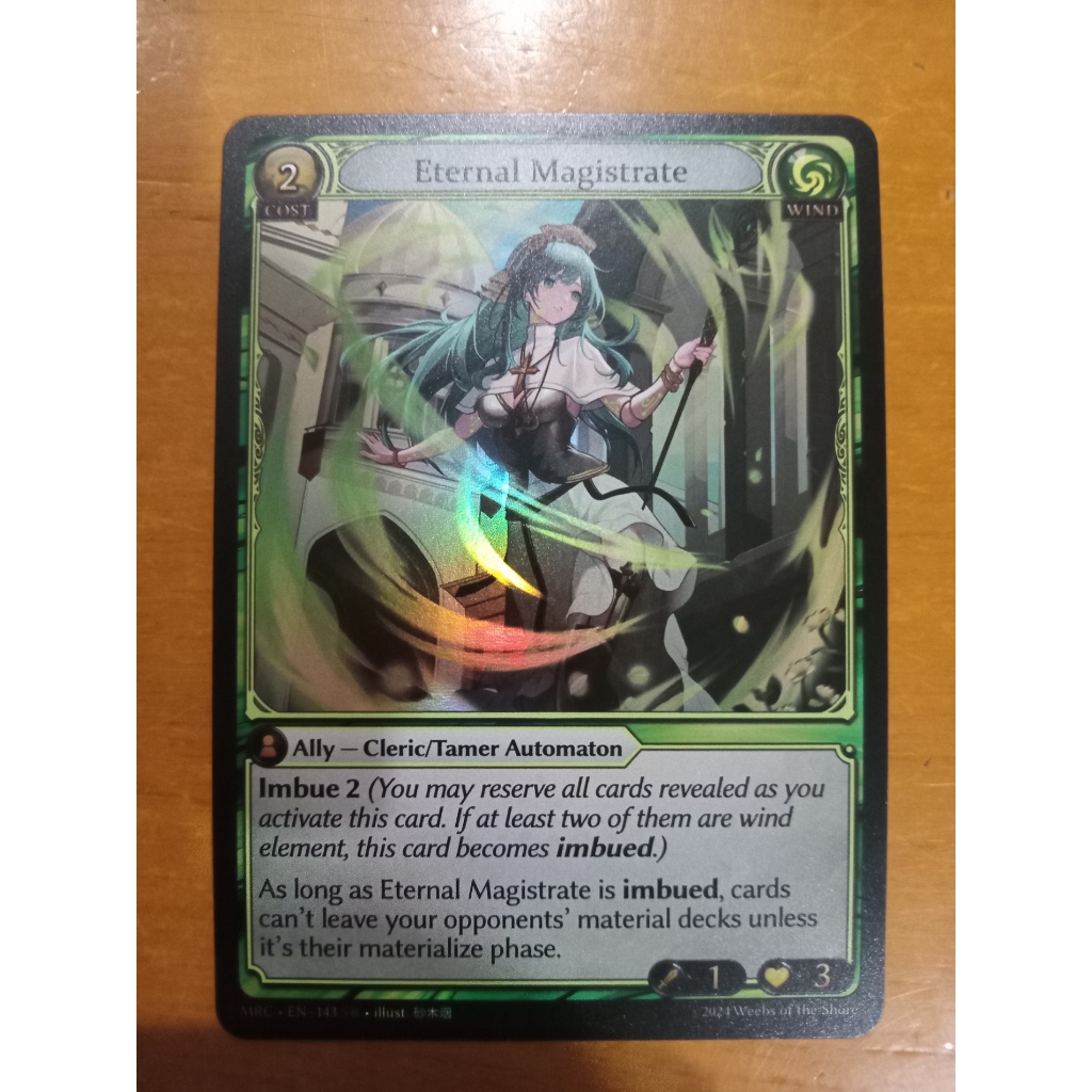 GA Foil Eternal Magistrate SR Mercurial Heart MRC Grand Archive English ...