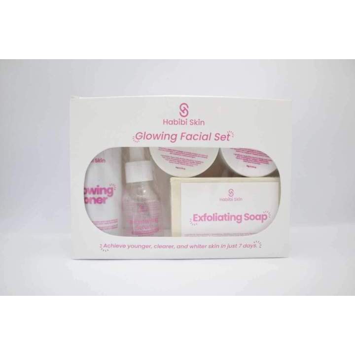 HABIBI SKIN ESSENTIALS SET ( original ) 5 IN 1 | Shopee Philippines