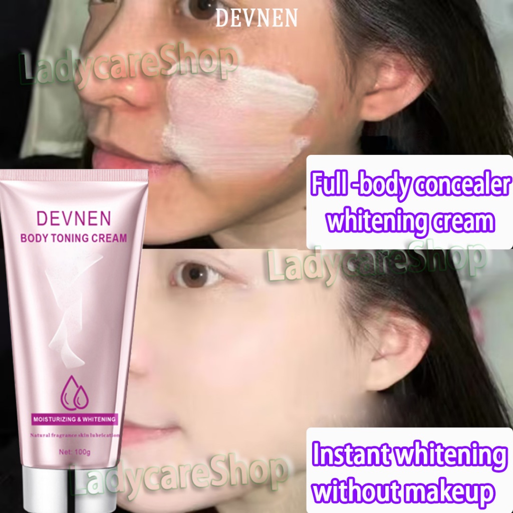DEVNEN 100g Rapid Skin Bleaching Cream Niacinamide Whitening Body ...
