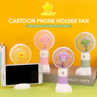 NSS Mini Fan With Phone Stand USB Charging Cute Small Fan Handy ...