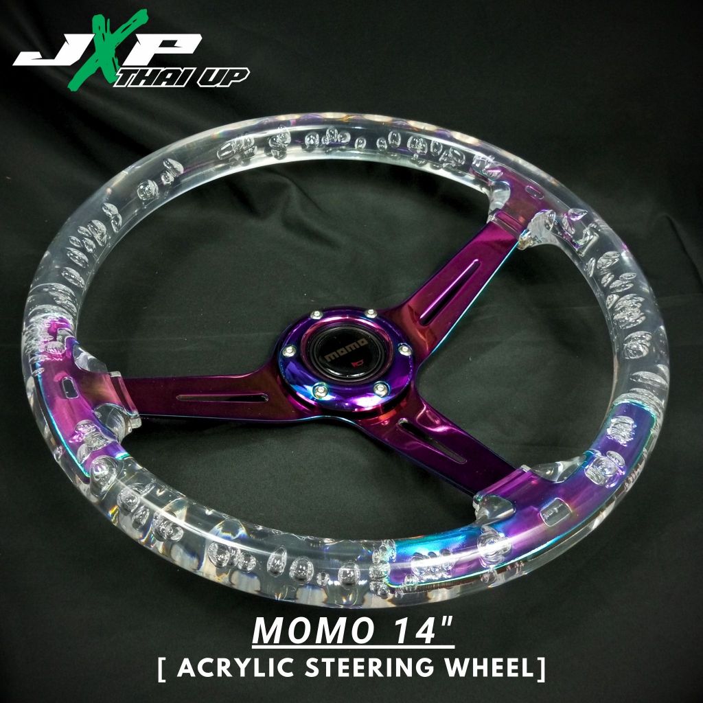Clear Acrylic Momo Steering Wheel Transparent 14" Inch High Quality ...