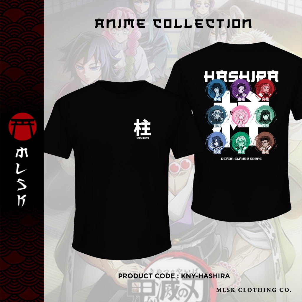 HASHIRA DEMON SLAYER KIMETSU NO YAIBA ANIME SHIRT | GIYU SHINOBU ...
