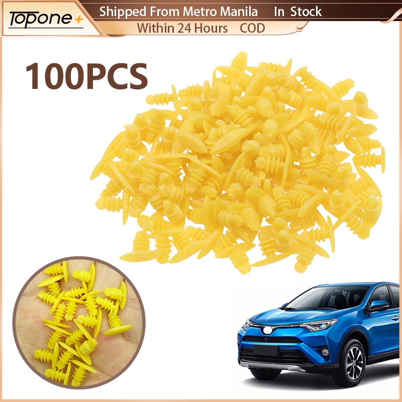 100pcs Universal Auto Fastener Replace Screws Door Weatherstrip ...