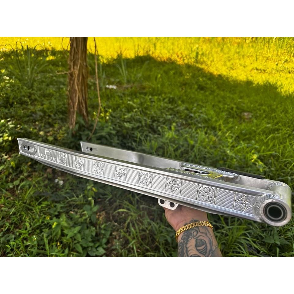 UPPER SPEED CNC SWING ARM +2 RAIDER 150 CARB RAIDER FI WAVE125 PANTRA ...