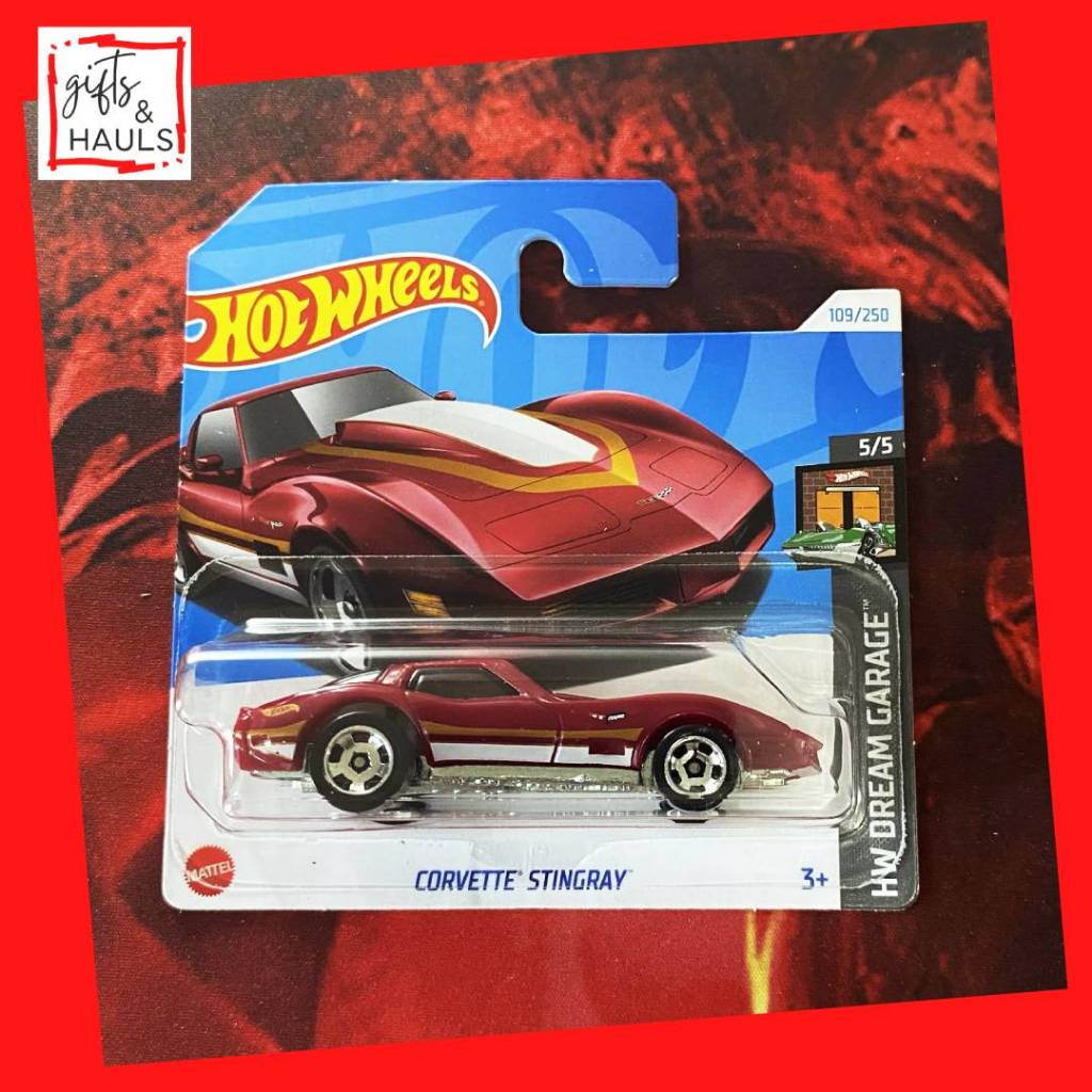 Hot Wheels - Corvette Stingray (Red) - HW Dream Garage 5/5 Diecast Toy ...