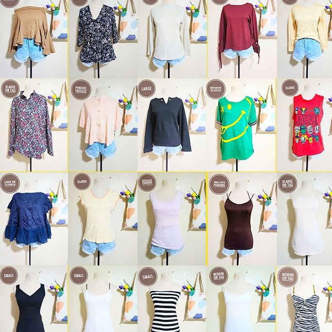 Preloved Assorted Women Blouse ( Top, Blouse, Polo) | Shopee Philippines