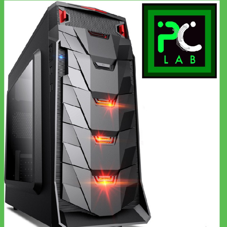 MATX- Trendsonic Aventus AV02A with 700w PSU- Black & Red | Shopee ...