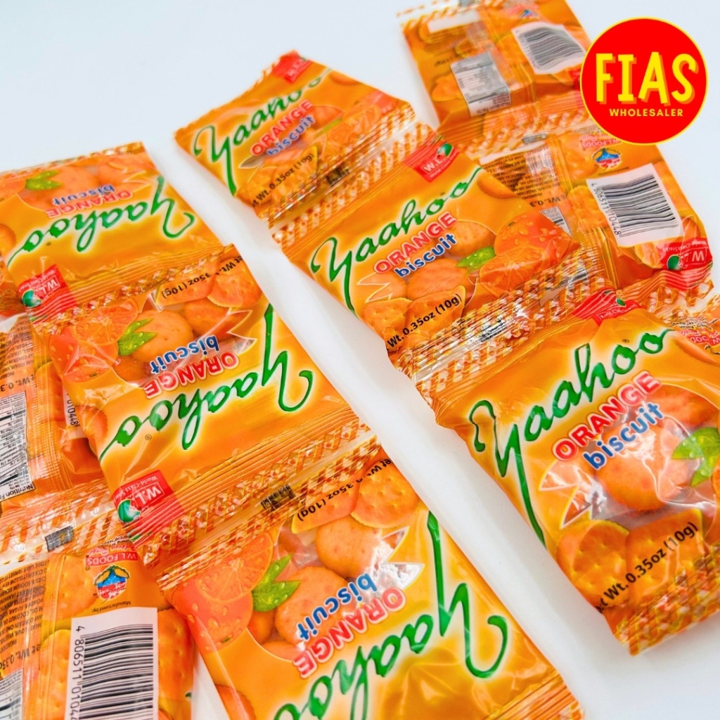 12 pcs Yaahoo Orange Biscuits 10g | Shopee Philippines