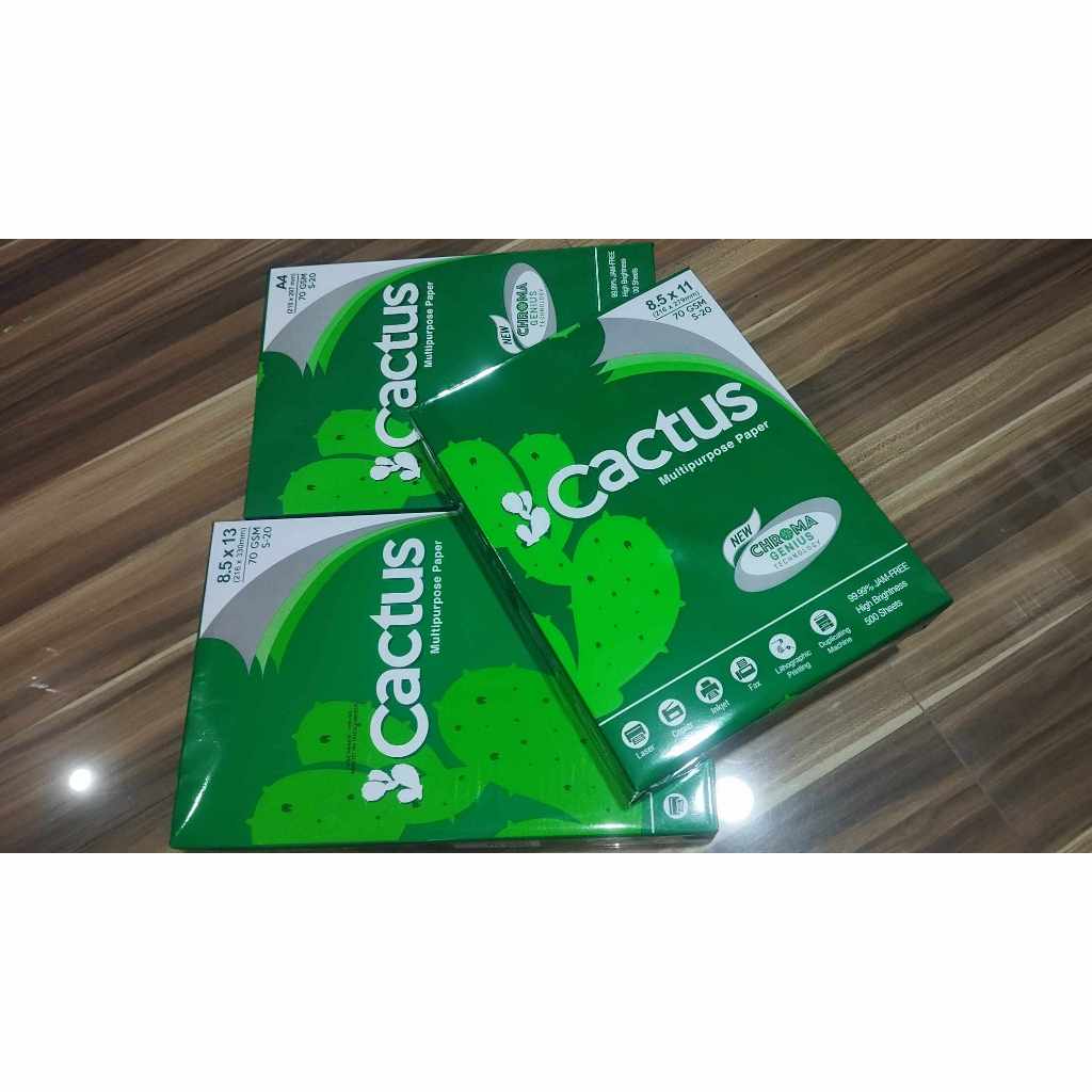 CACTUS BOND PAPER 70GSM | Shopee Philippines