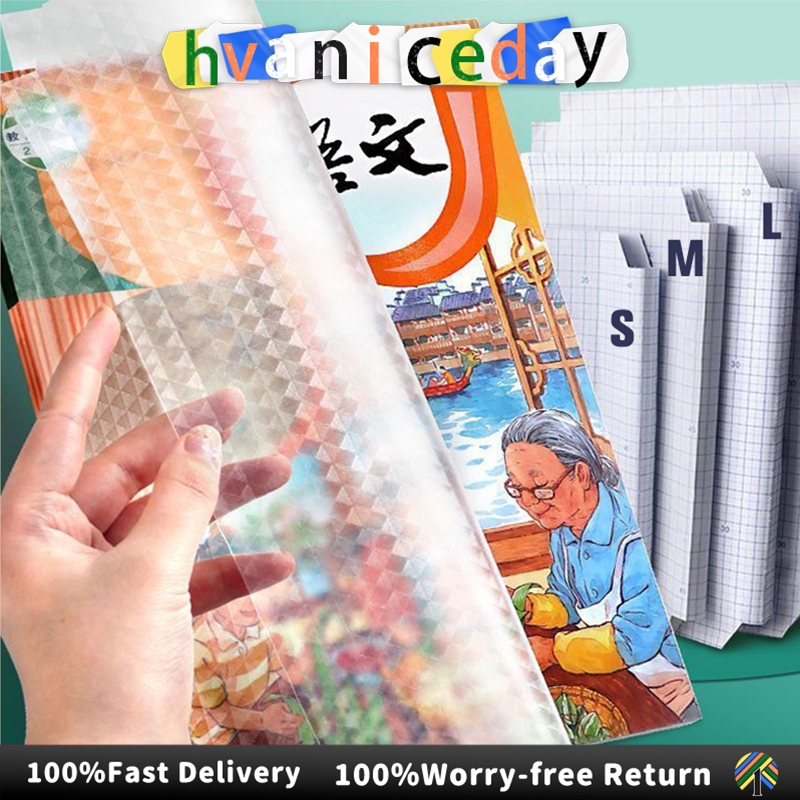 30 Sheets Clear Self Adhesive Bookcover Water-Resistant and Anti-Dirt ...