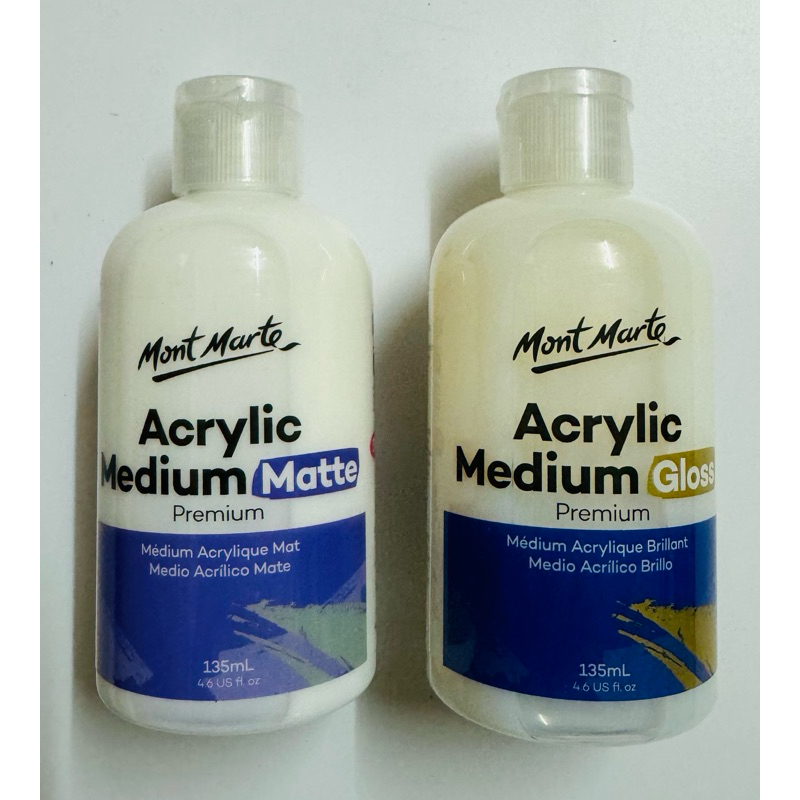 Mont Marte Acrylic Medium ( Gloss / Matte ) 135 ml | Shopee Philippines