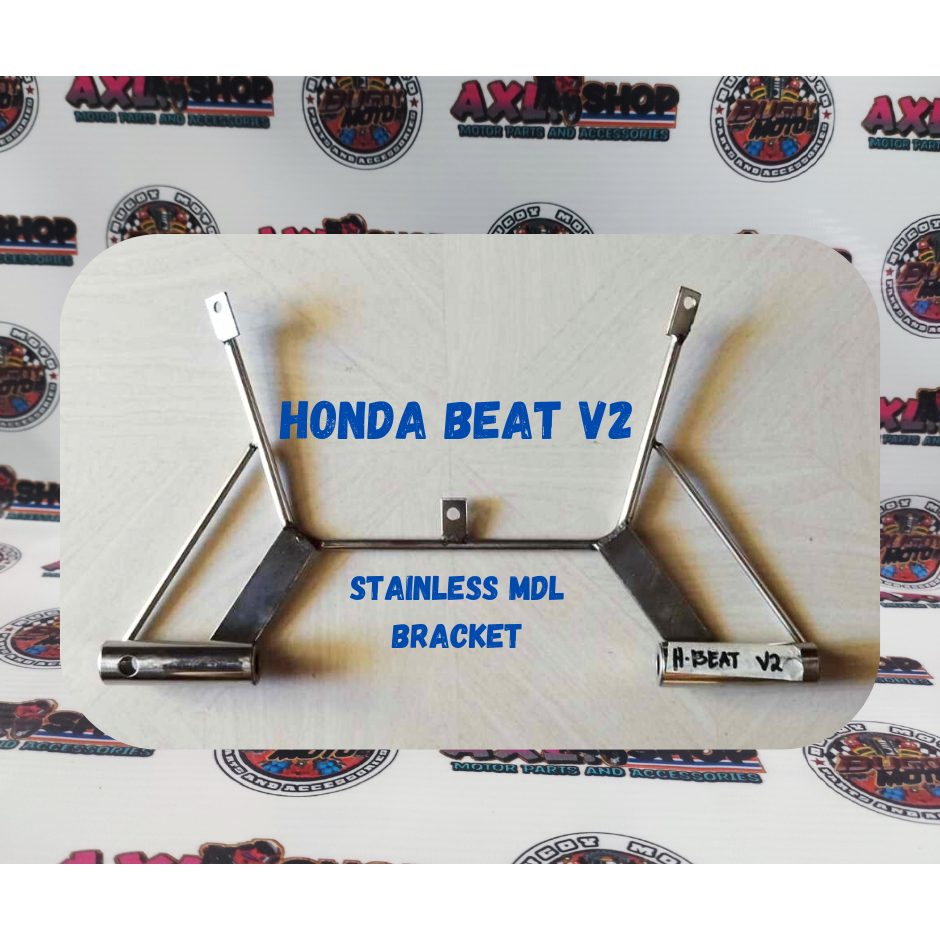 Stainless Mini driving light bracket Honda Beat version 2 Heavy duty ...