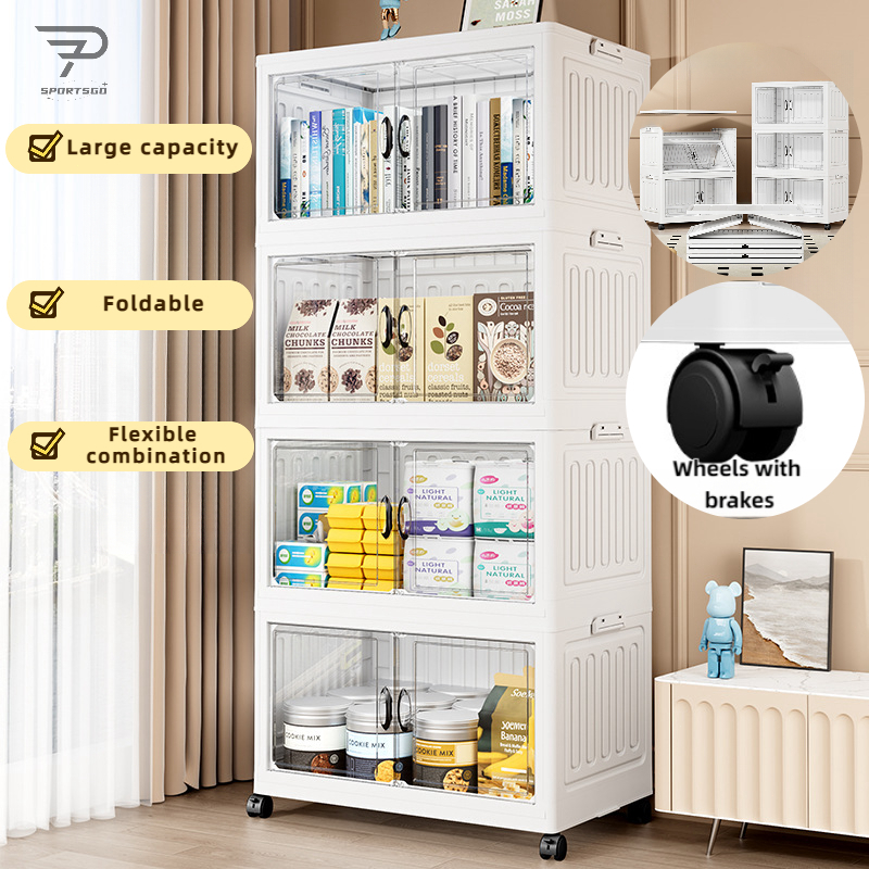 Foldable Cabinet Kitchen Bedroom Drawer Cabinet Wardrobe Storage Box ...