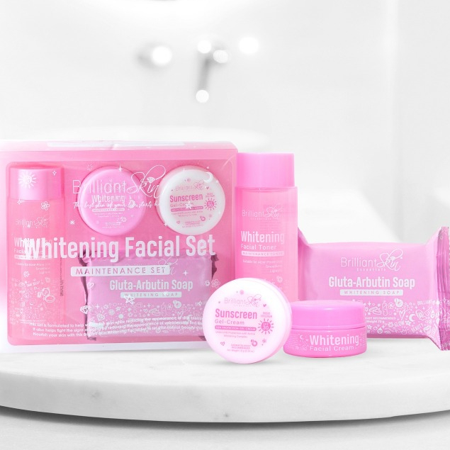Brilliant Skin Whitening Facial Maintenance Set Skin Care | Shopee ...