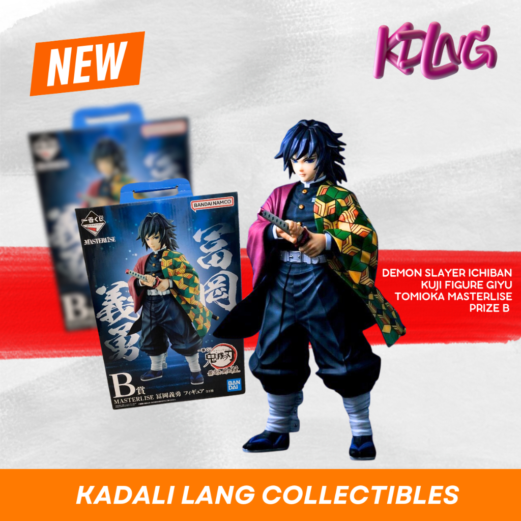 AUTHENTIC Demon Slayer Ichiban Kuji Figure Giyu Tomioka MASTERLISE ...