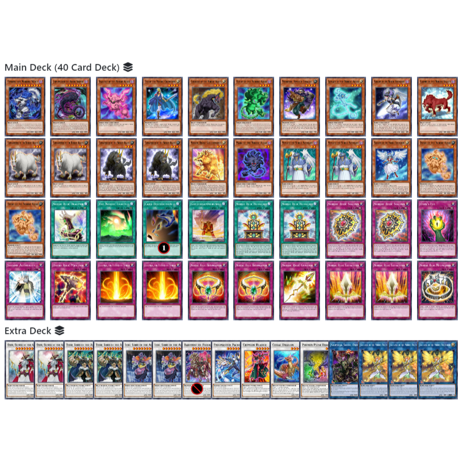 Yugioh Structure Deck: Aesir Nordic Deck (Proxy) | Shopee Philippines
