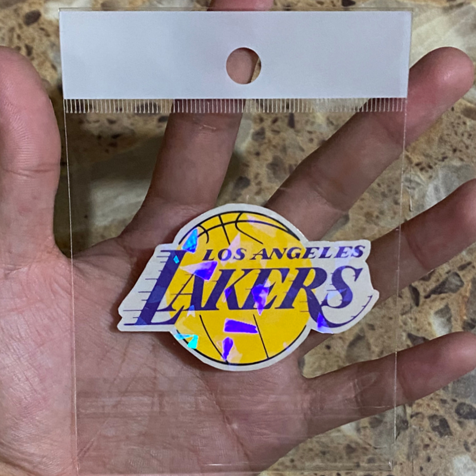 sticker la lakers nba los angeles decals waterproof sticker decal ...