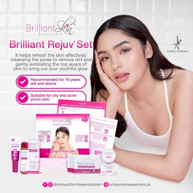 Brilliant Rejuv Set (Andrea) Brilliant Skin Essentials | Shopee Philippines