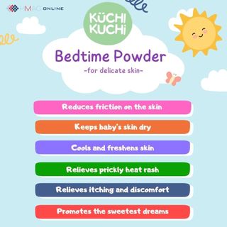 Kuchi Kuchi Prickly Heat Bedtime Powder | Shopee Philippines