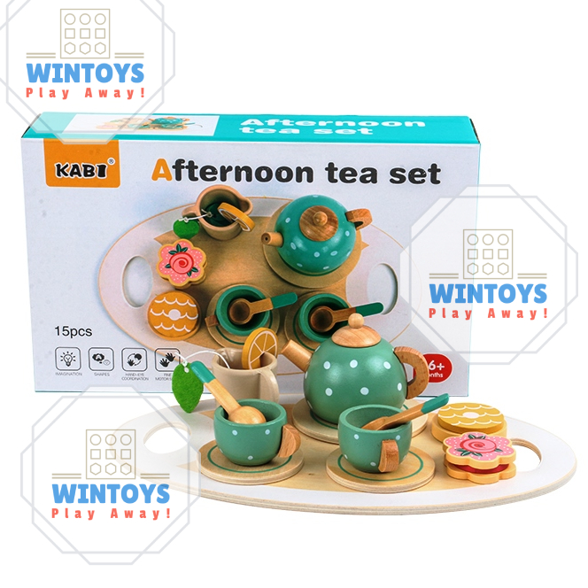 Kabi Wooden Toy Afternoon Tea Set | Shopee Philippines Kabi Wooden Toy Afternoon Tea Set | Shopee Philippines