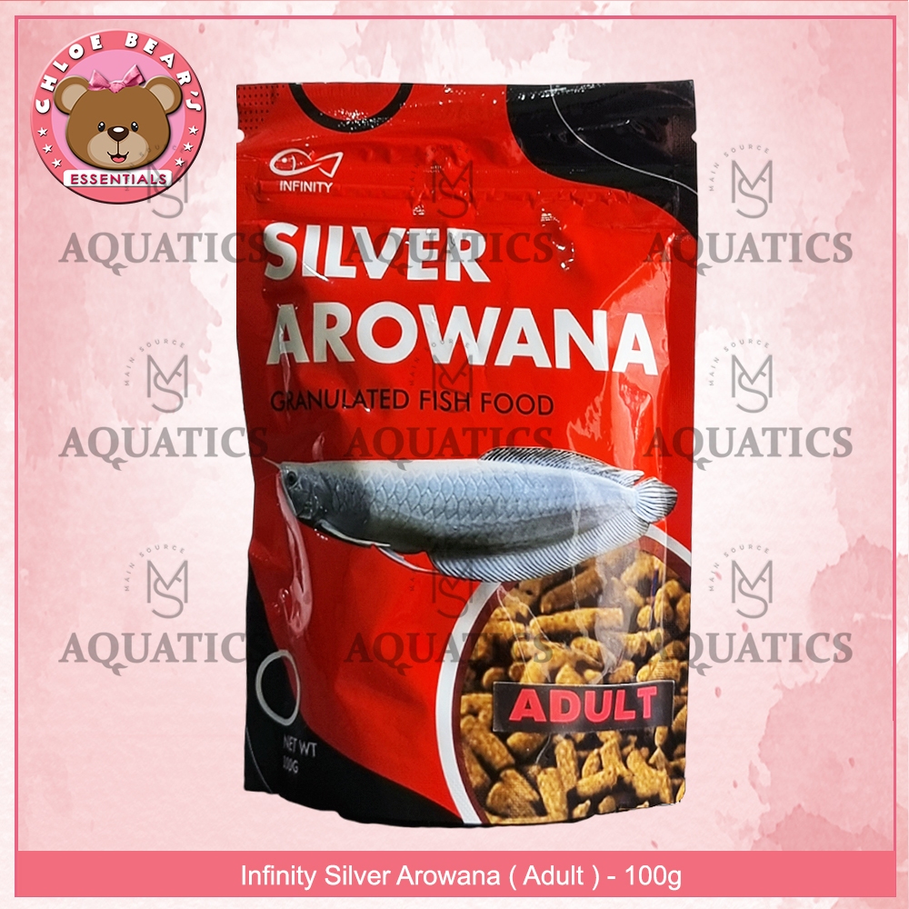 BOB-MS AQUATICS 100g INFINITY SILVER AROWANA GRANULATED FISH FOOD ...