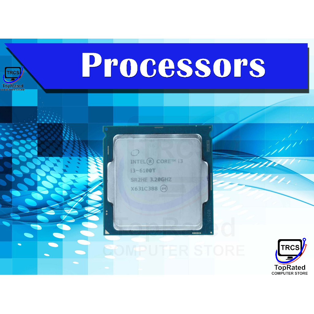 Intel i3-4160T i3-6100T, i5-6500T, i5-8500T Processor 4th Gen, 6th Gen ...