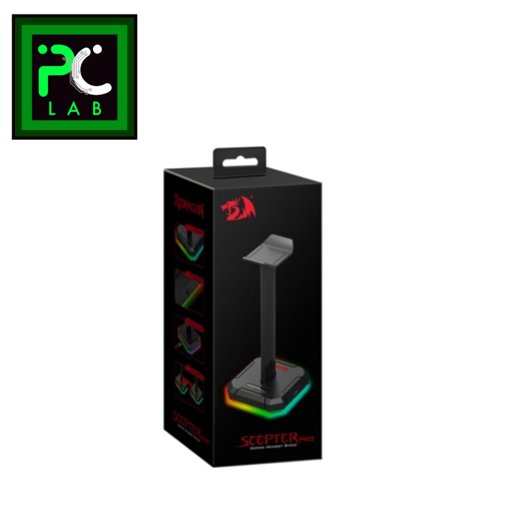 Redragon HA300 Scepter Pro Headset Stand- Black | Shopee Philippines