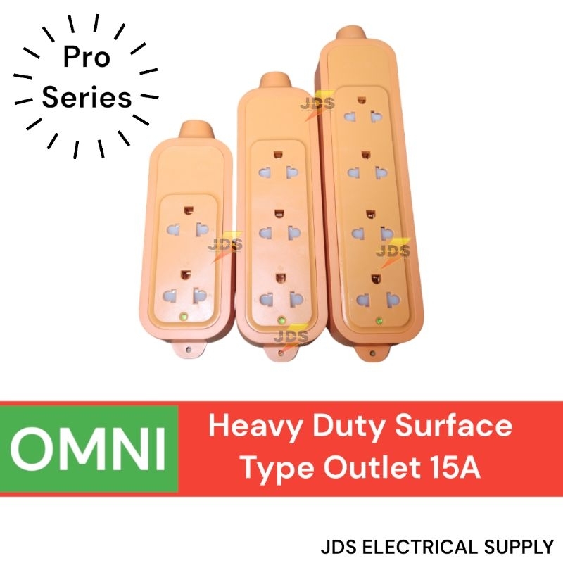 Omni Heavy Duty Surface Outlet 15A, BIR REGISTERED ® | Shopee Philippines