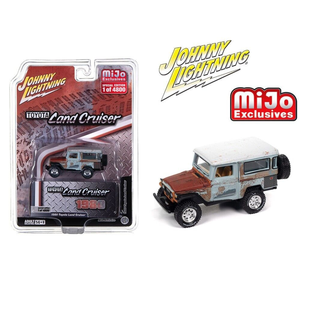 Johnny Lightning 1/64 Scale 1980 Toyota land Cruiser Weathered Patina ...