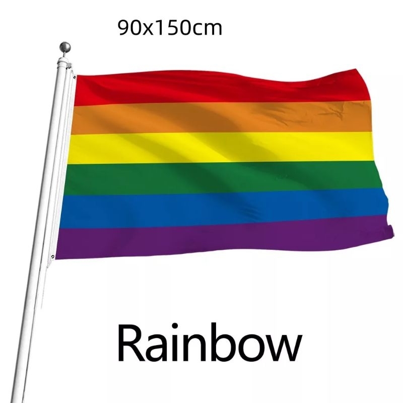 Rainbow Pride Flag 3x5 ft | Shopee Philippines