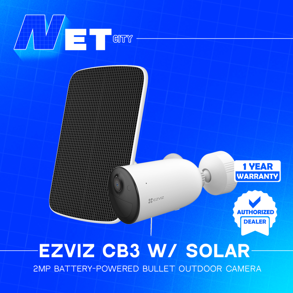 EZVIZ CB3 Standalone Smart Home Battery-Powered Bullet Outdoor Colored ...