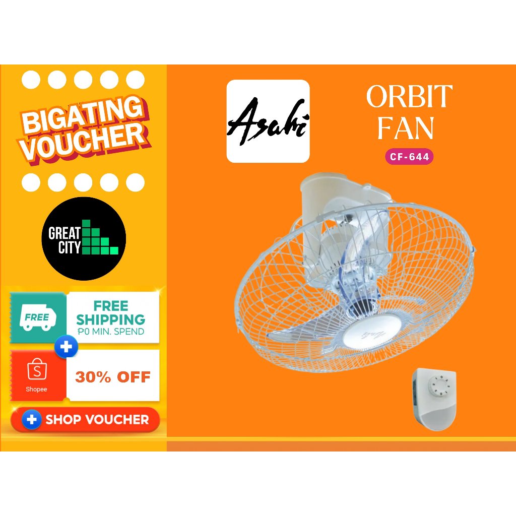 Asahi ORIGINAL Orbit Fan CF-644/CF-833 | Shopee Philippines