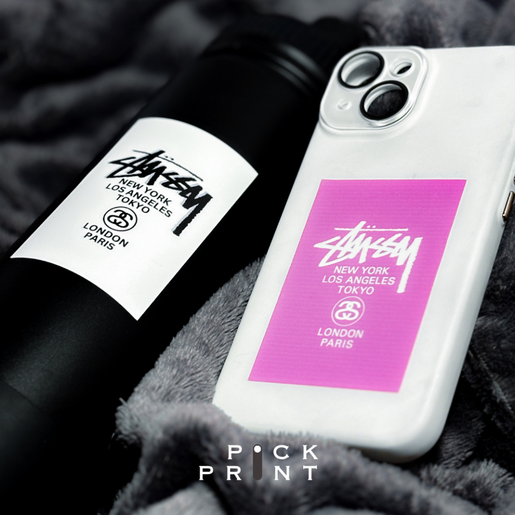 VINTAGE STUSSY TAG STICKER l Fan Art l WATERPROOF SCRATCHPROOF STICKER ...