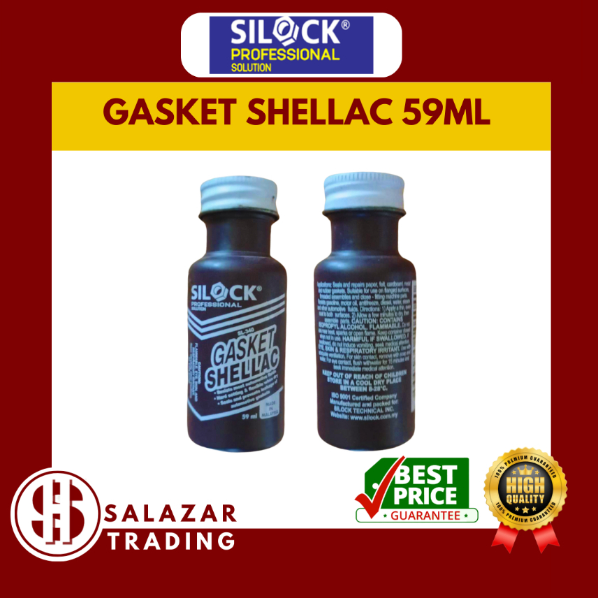 SILOCK PROFESSIONAL SOLUTION GASKET SHELLAC 59ML | Shopee Philippines