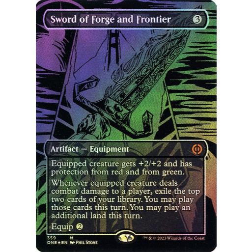 Magic the Gathering | Sword of Forge and Frontier (Oil Slick Raised ...